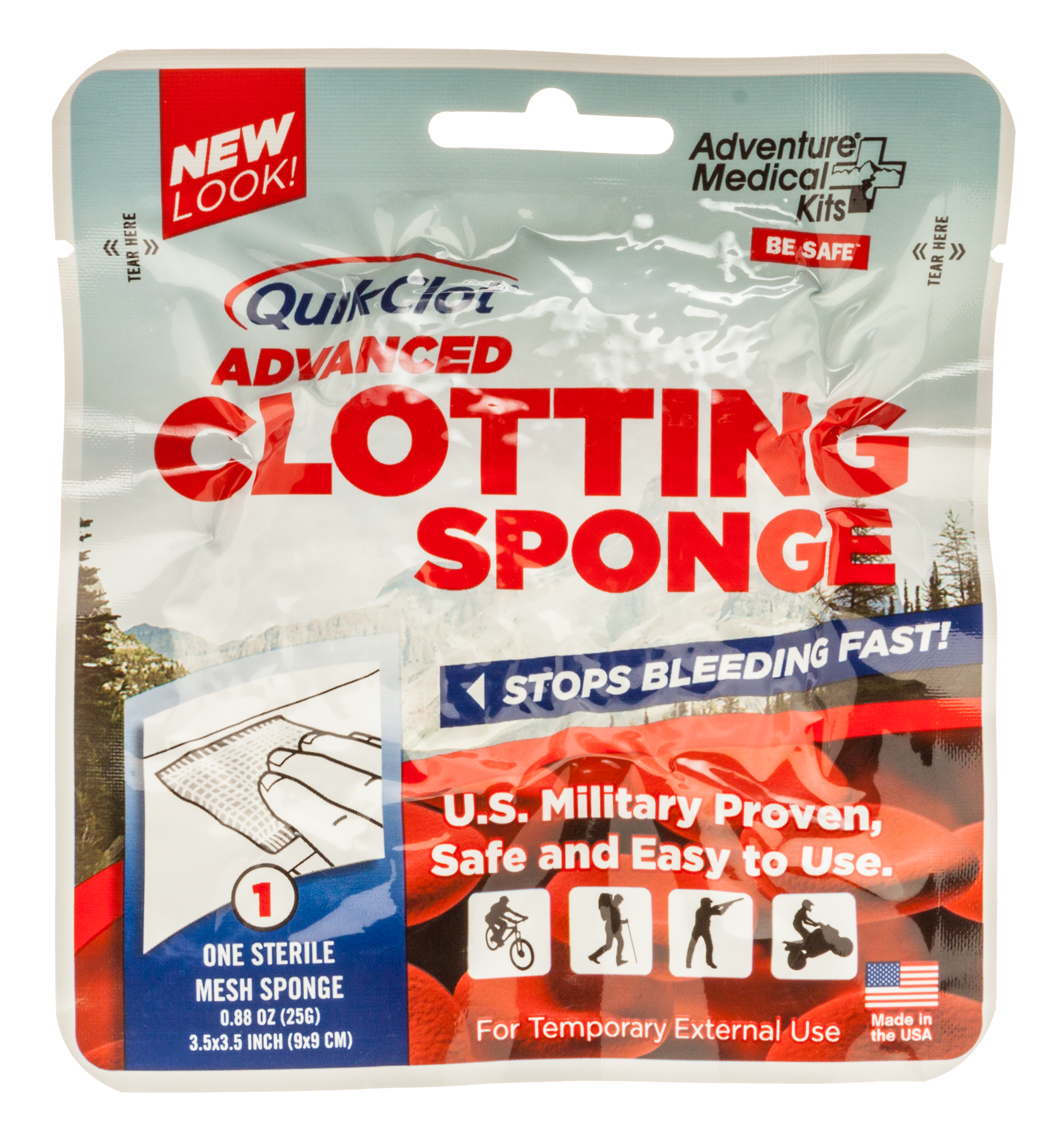 QuikClot Emergency Kit Advanced Clotting Sponge | Cabela's